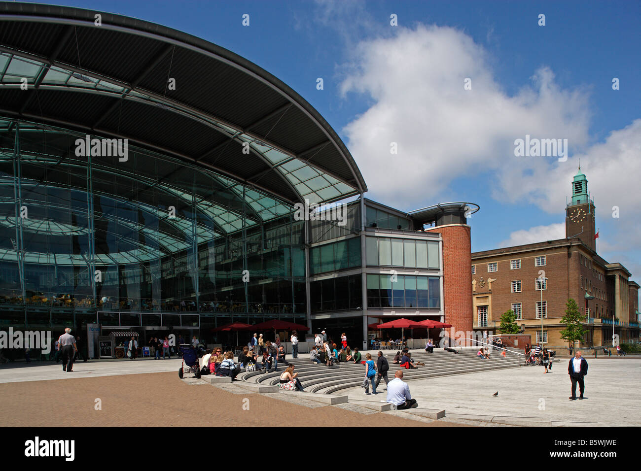 Norwich Millenium Building Norfolk UK Stock Photo - Alamy