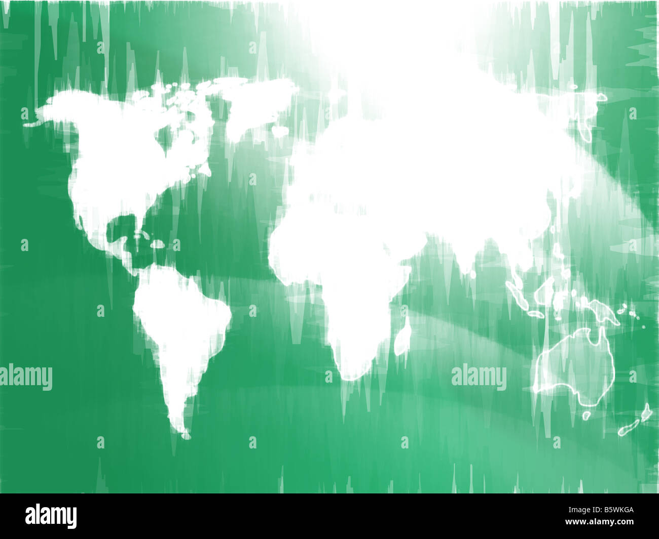 Map of the world illustration glowing outline gradient colors Stock ...