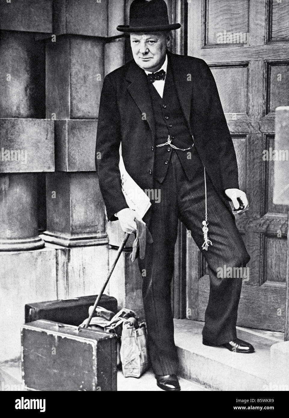 WINSTON CHURCHILL returning to the Admiralty in London as First Sea ...