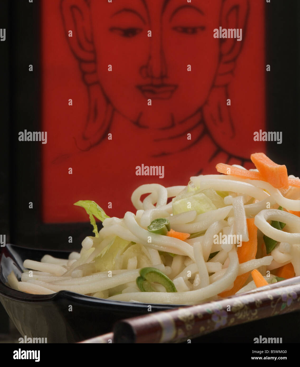 Close-up of noodles in a bowl Stock Photo - Alamy
