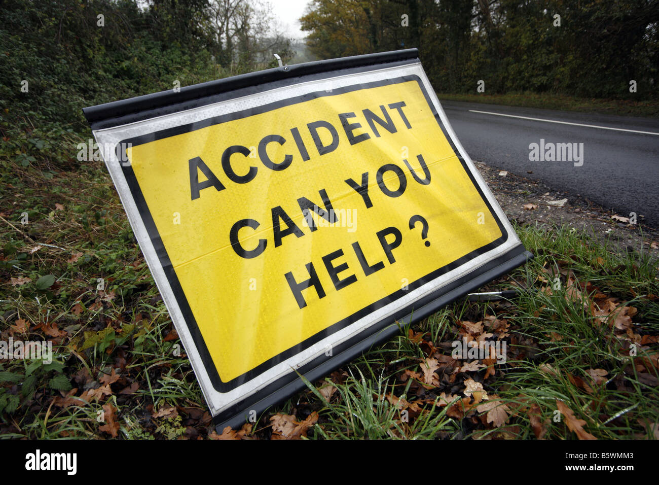 Police Accident Can You Help Sign Information Request at scene of a ...