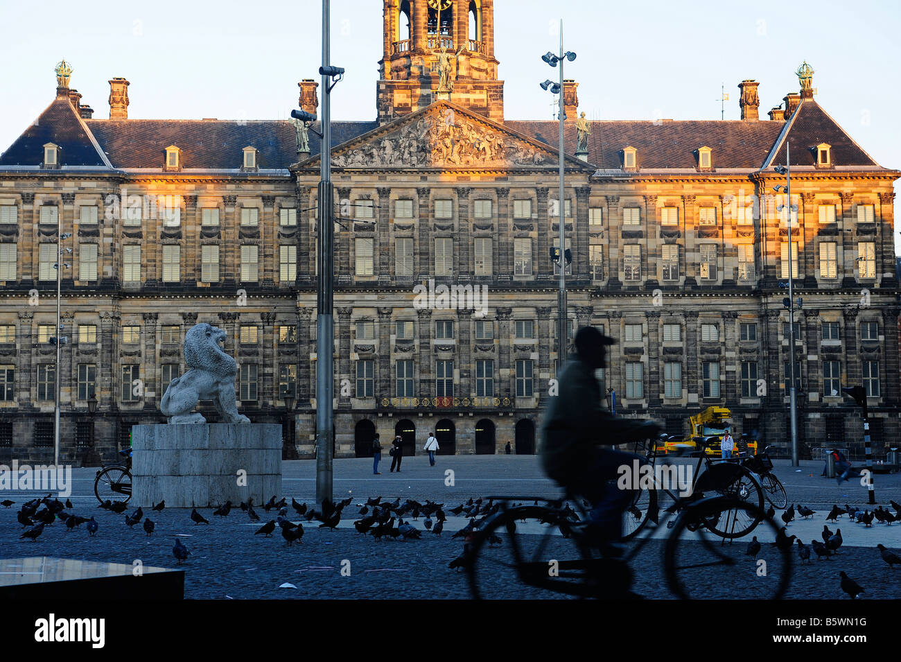 Royal Palace Dam Square Amsterdam Stock Photo - Alamy