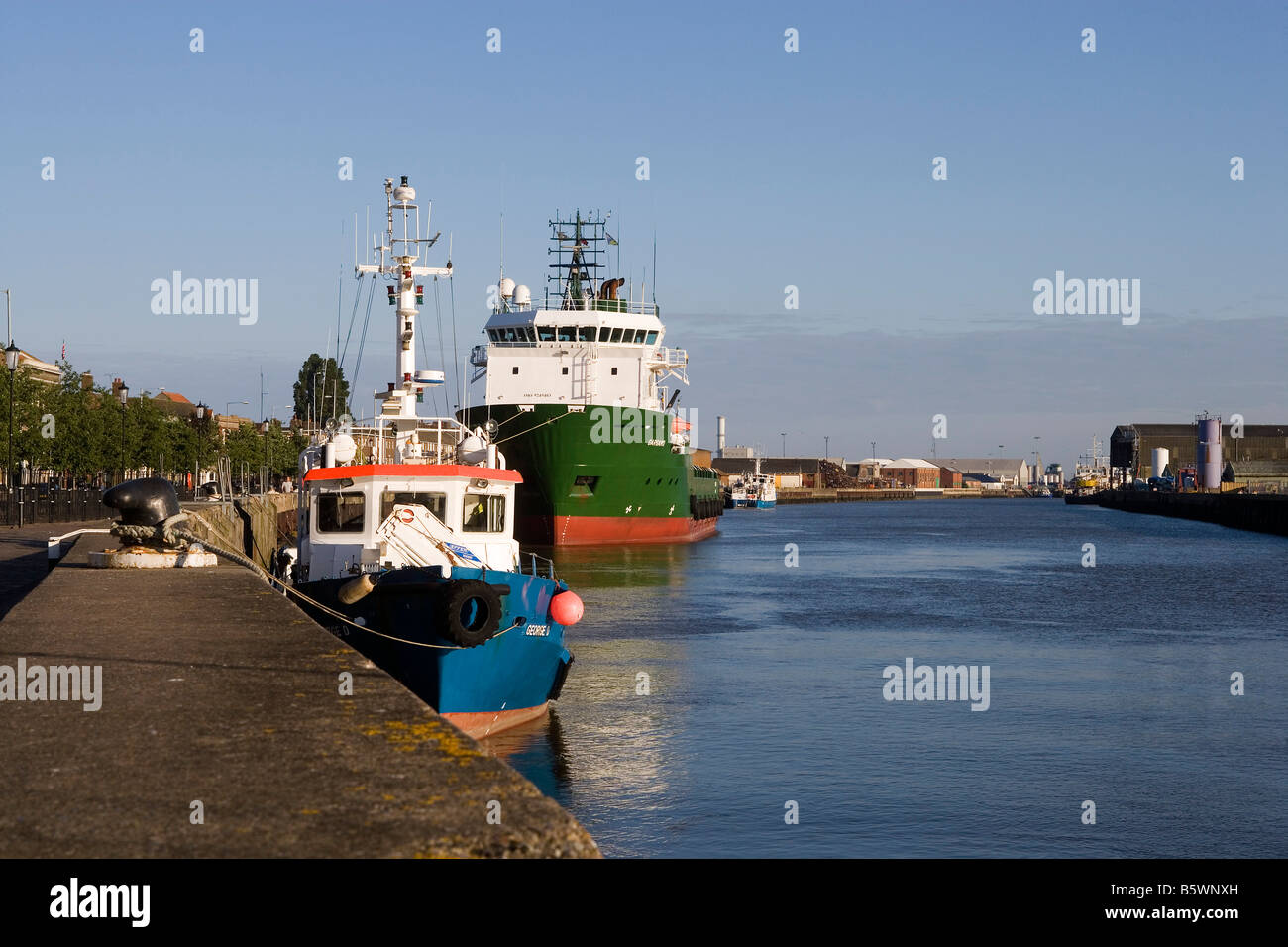 Great Yarmouth channel Norfolk UK Stock Photo - Alamy