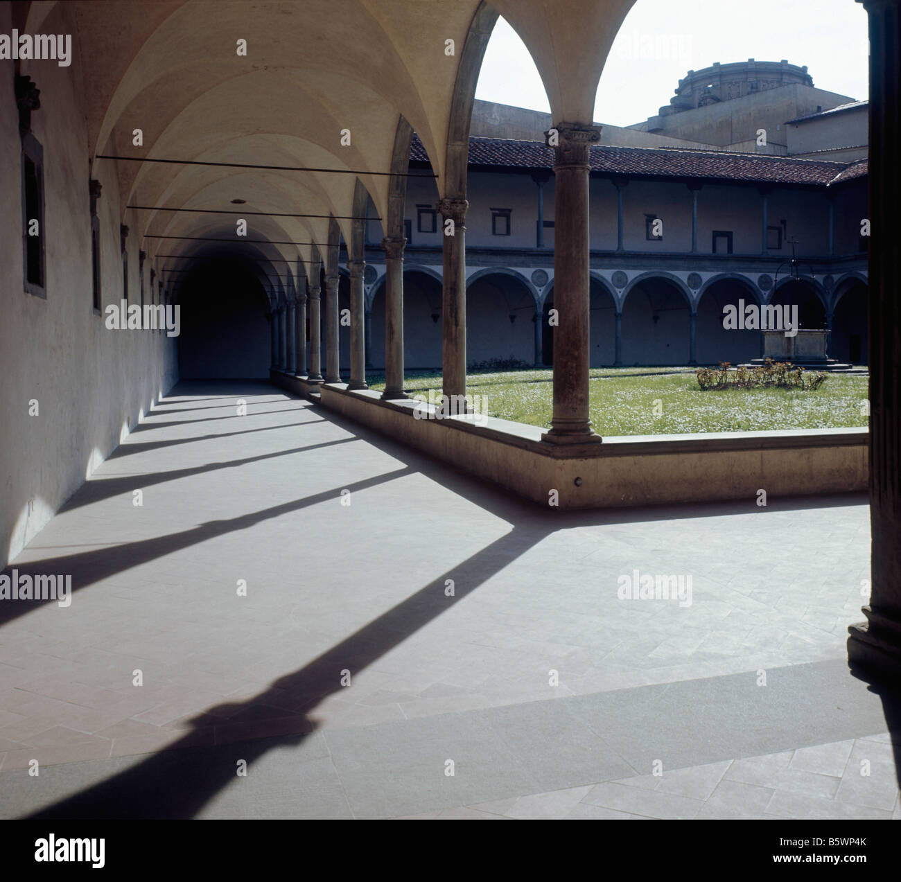 Pazzi Chapel Cloisters Stock Photo - Alamy