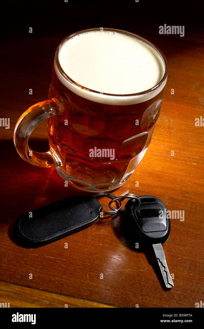 Pub pint beer alcohol glass drink drive hi-res stock photography and ...
