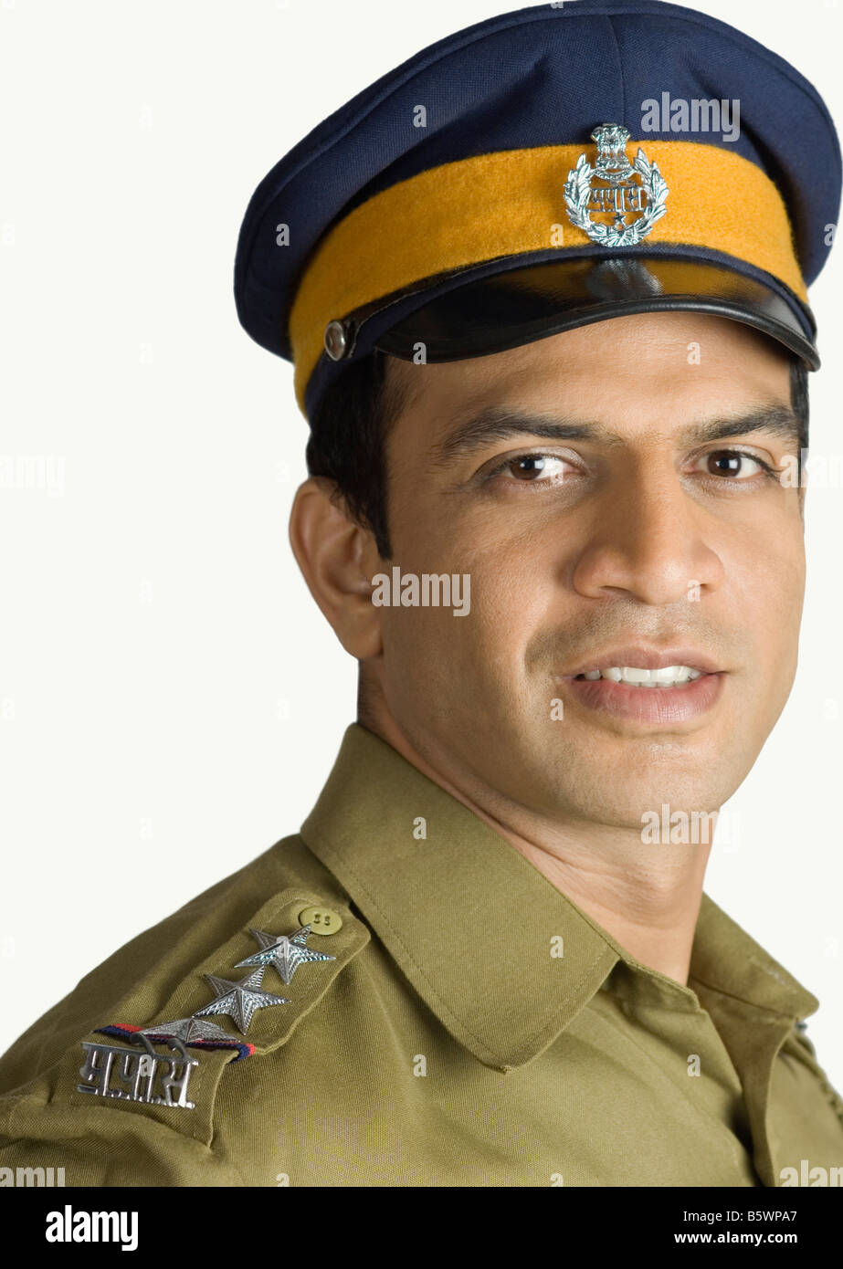 Portrait of a policeman Stock Photo - Alamy