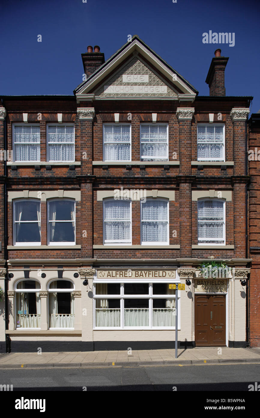 Lowestoft Town center Typical houses Norfolk UK Stock Photo - Alamy