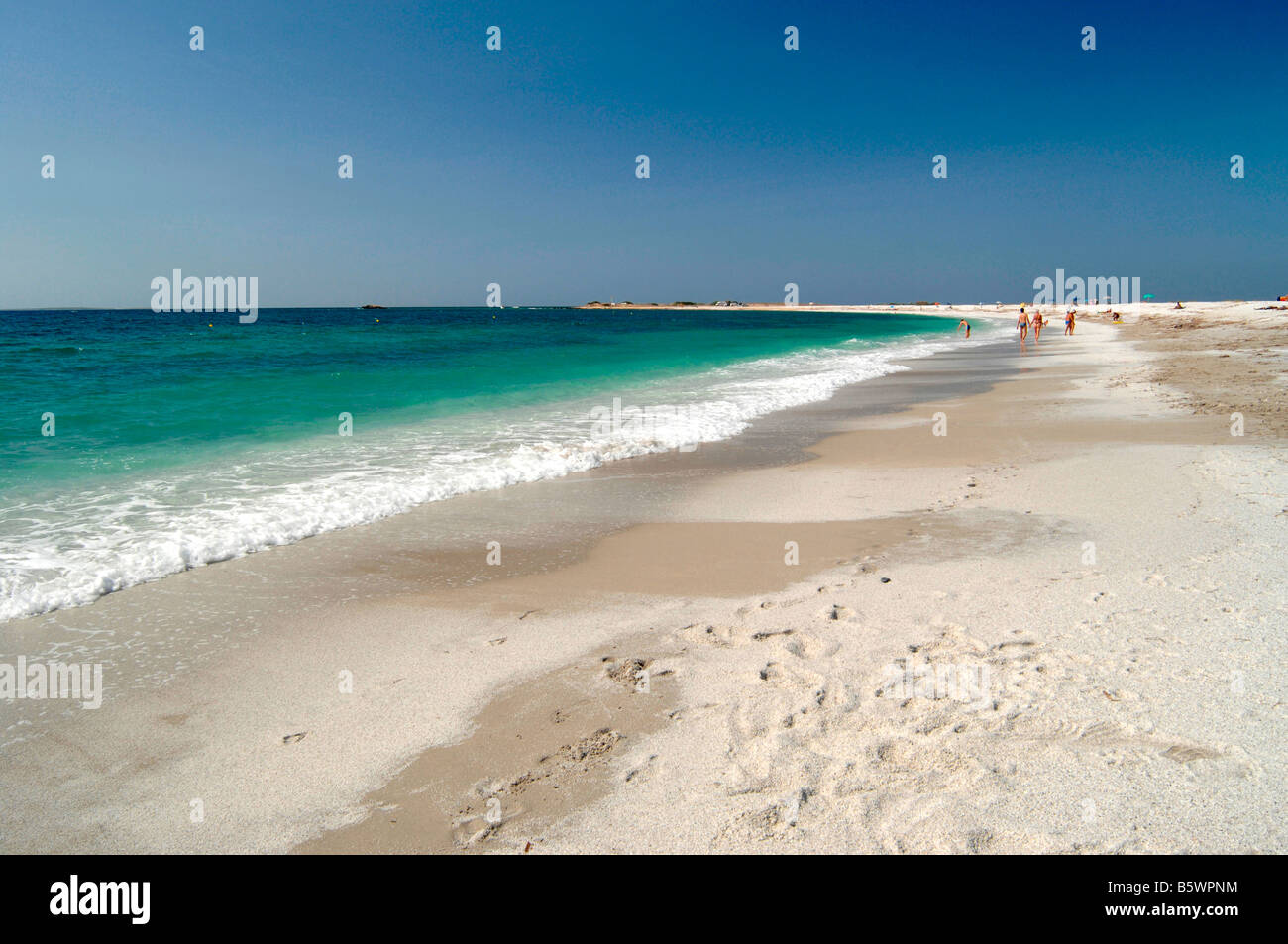 Mari Ermi beach Cabras Sinis Sardinia Italy Stock Photo - Alamy