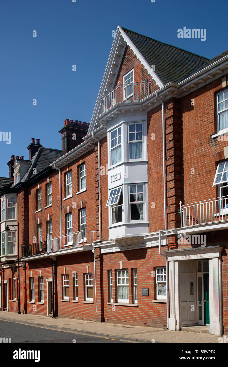 Lowestoft Town center Typical houses Norfolk UK Stock Photo - Alamy