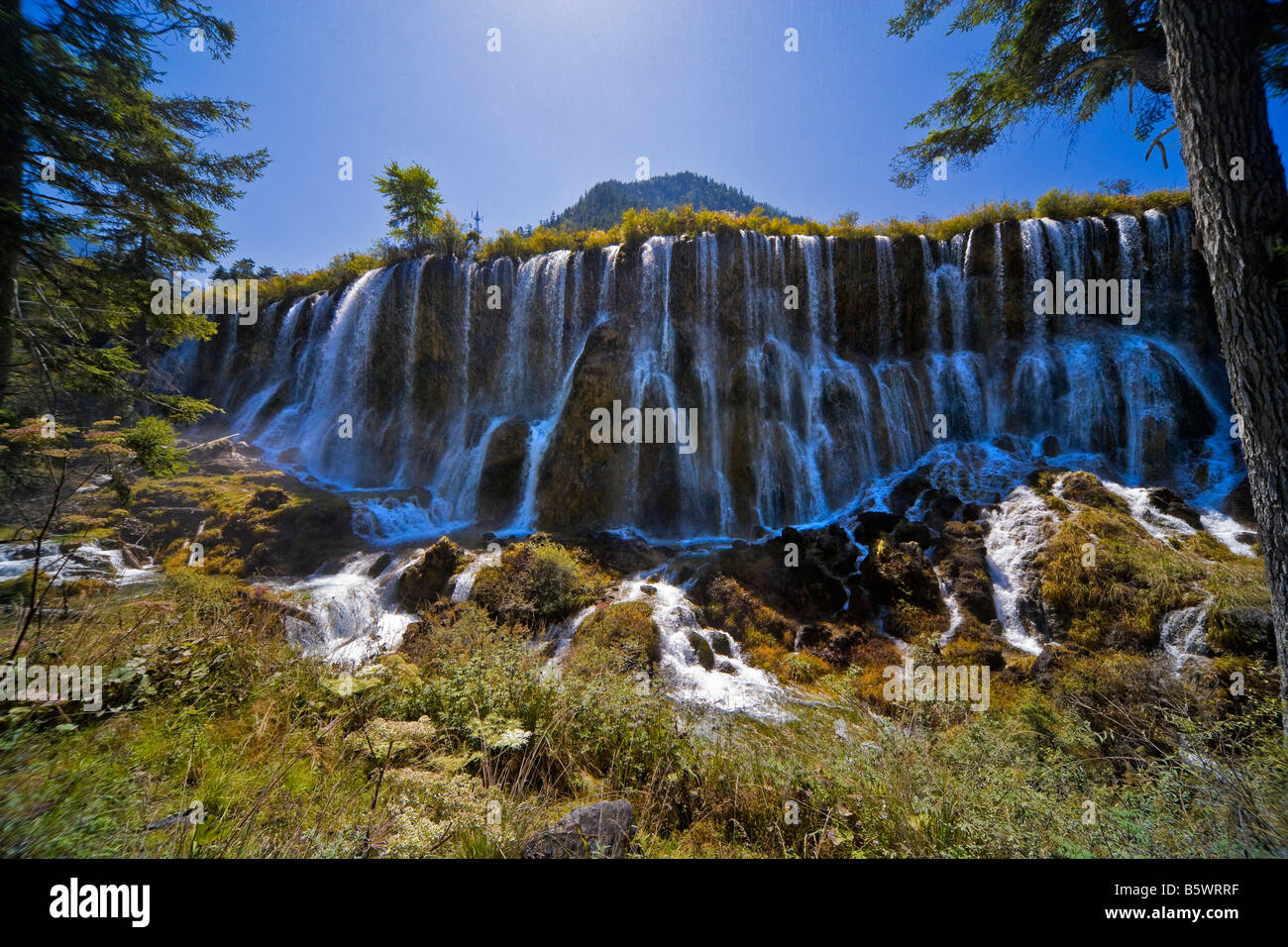 Promising bright bay waterfall hi-res stock photography and images - Alamy