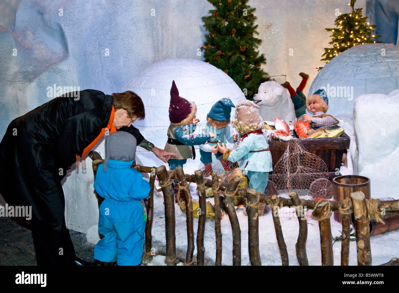 Christmas pixie scenery Stock Photo - Alamy