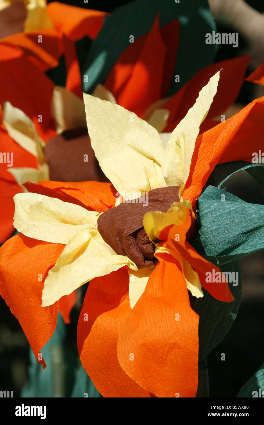 colourful paper flowers Stock Photo - Alamy