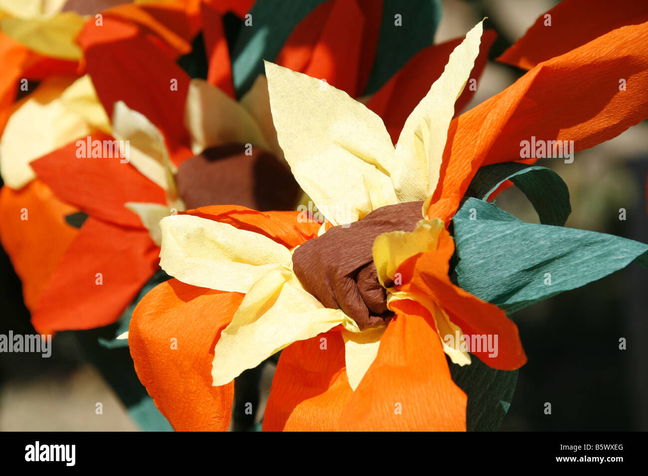 colourful paper flowers Stock Photo - Alamy