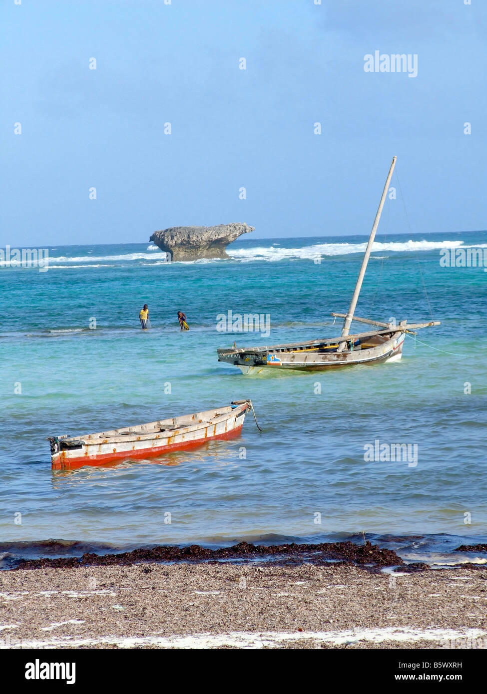 Fishing boats Watamu Kenya Africa Stock Photo - Alamy