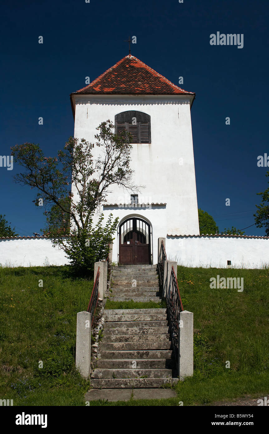 small village church - baroque style - vernacular architecture Stock ...