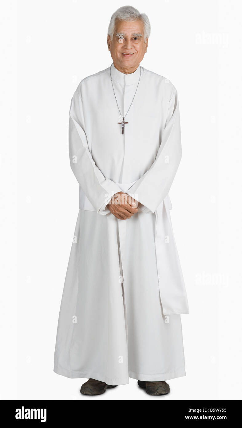Smiling priest hi-res stock photography and images - Alamy