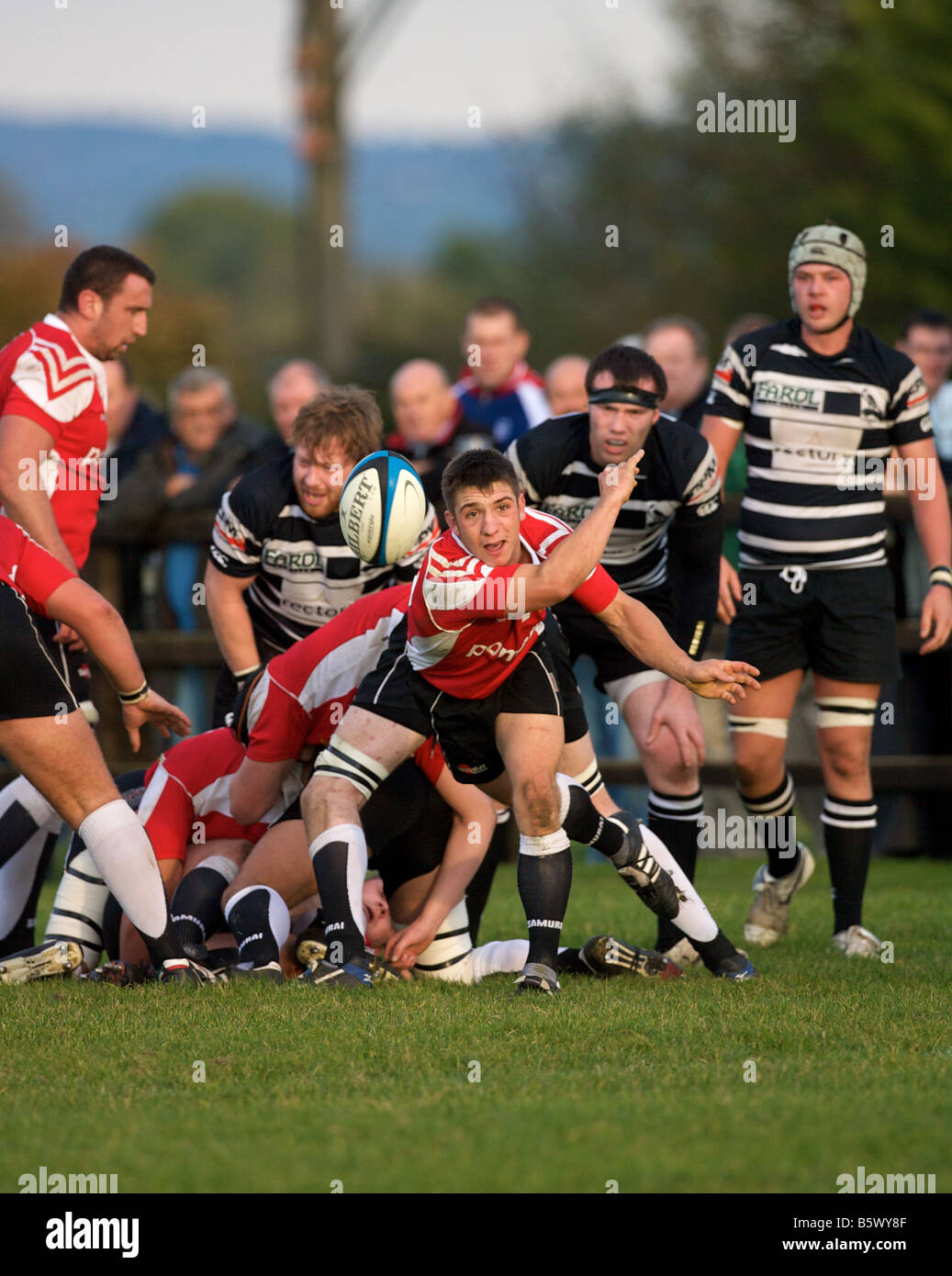 A game of rugby Stock Photo - Alamy
