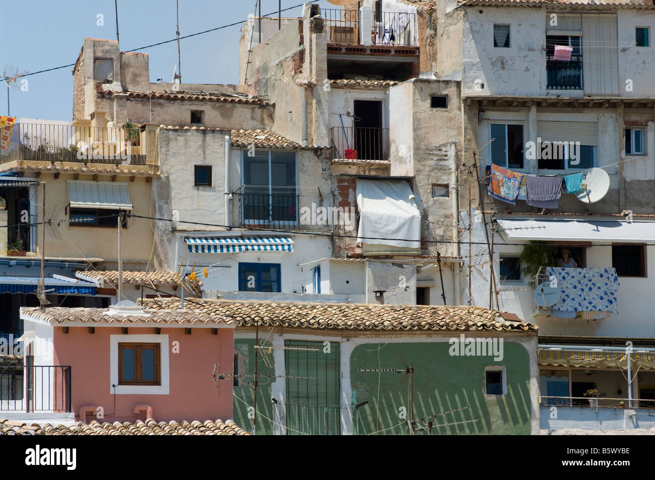 Slums Poverty Run Down Housing Villajoyosa Spain Stock Photo - Alamy