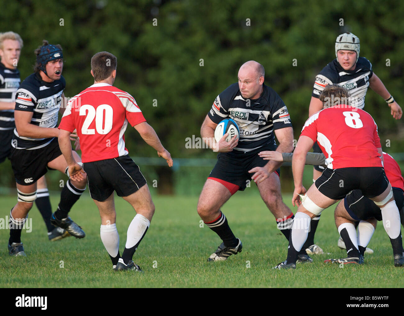 A game of rugby Stock Photo - Alamy