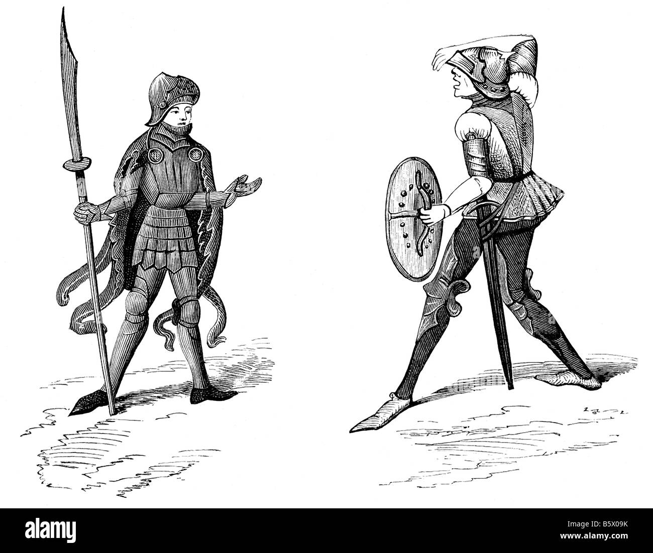 French medieval soldiers hi-res stock photography and images - Alamy