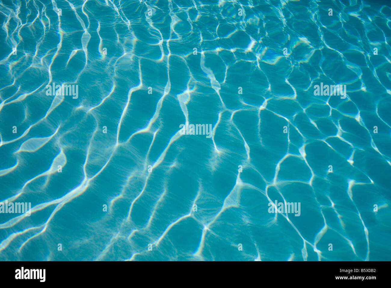 Rippling water on swimming pool, creating abstract pattern Stock Photo ...