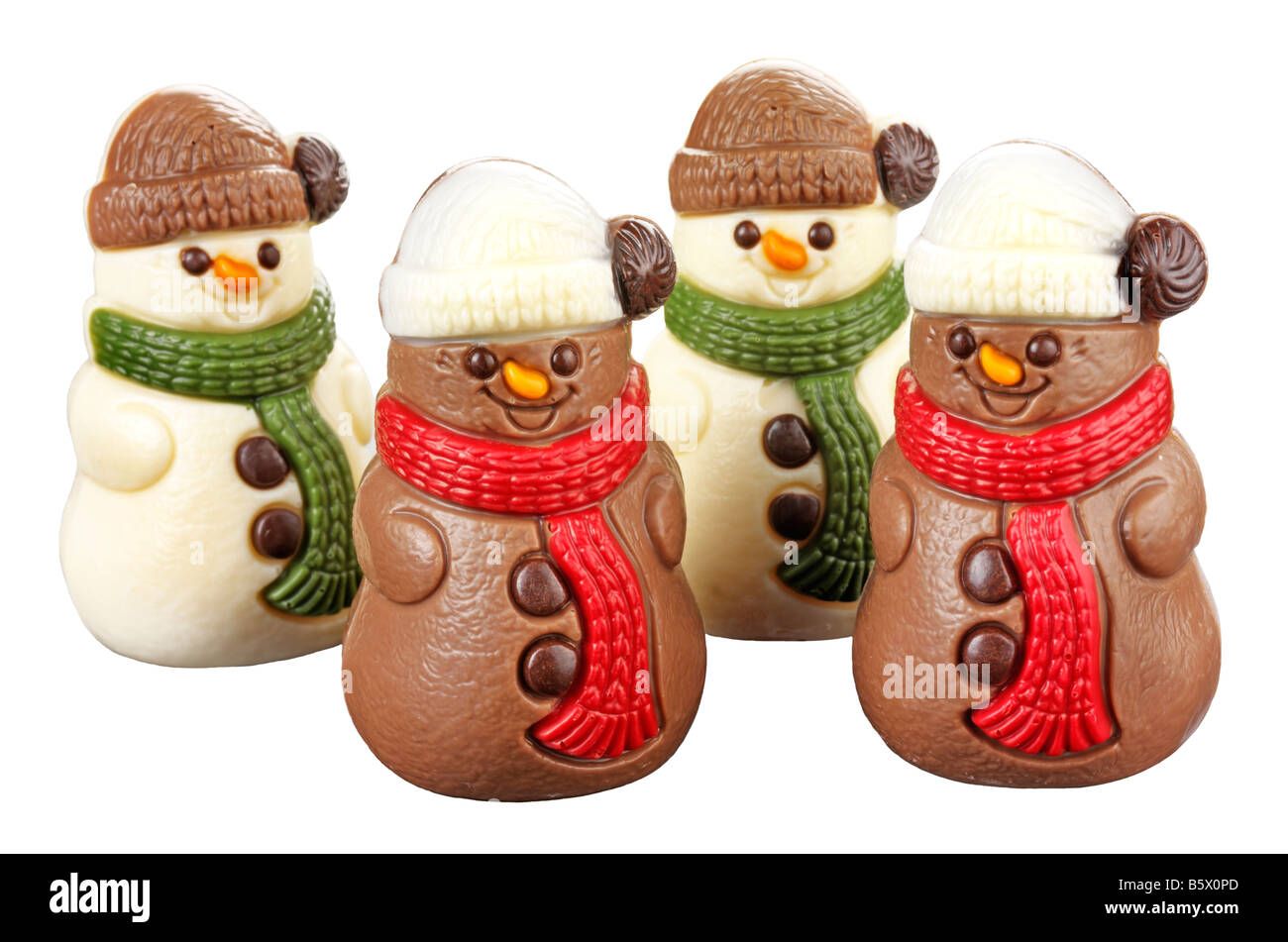 Chocolate snowman Cut Out Stock Images & Pictures - Alamy
