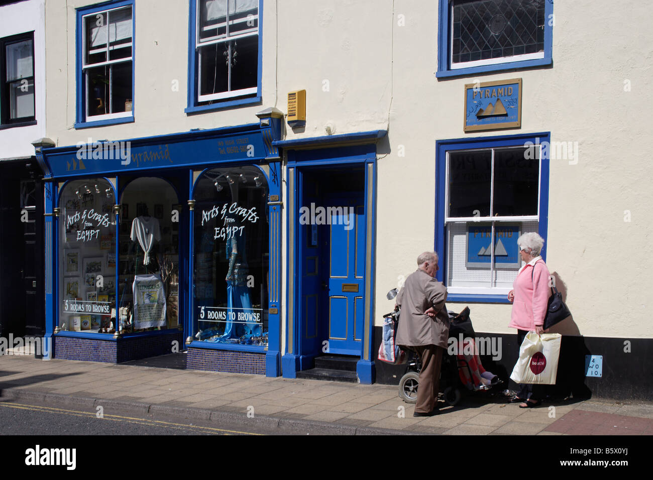 Lowestoft Town center Typical houses Norfolk UK Stock Photo - Alamy