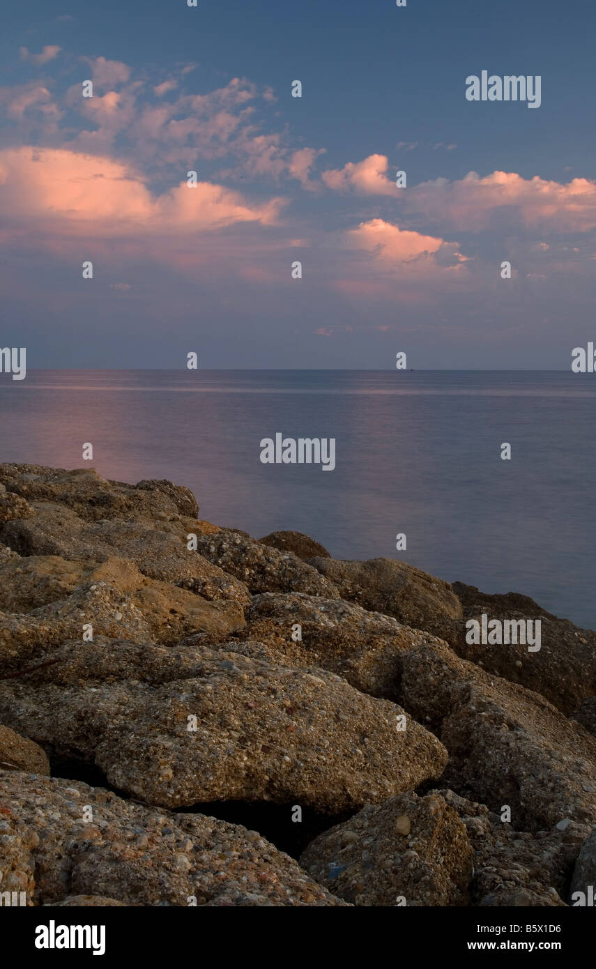 rocks by the sea Stock Photo - Alamy