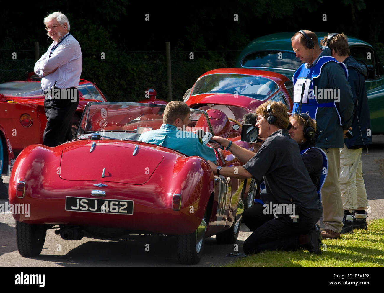 Guy Loveridge is interviewed about his 1955 Frazer Nash-DKW at Goodwood ...
