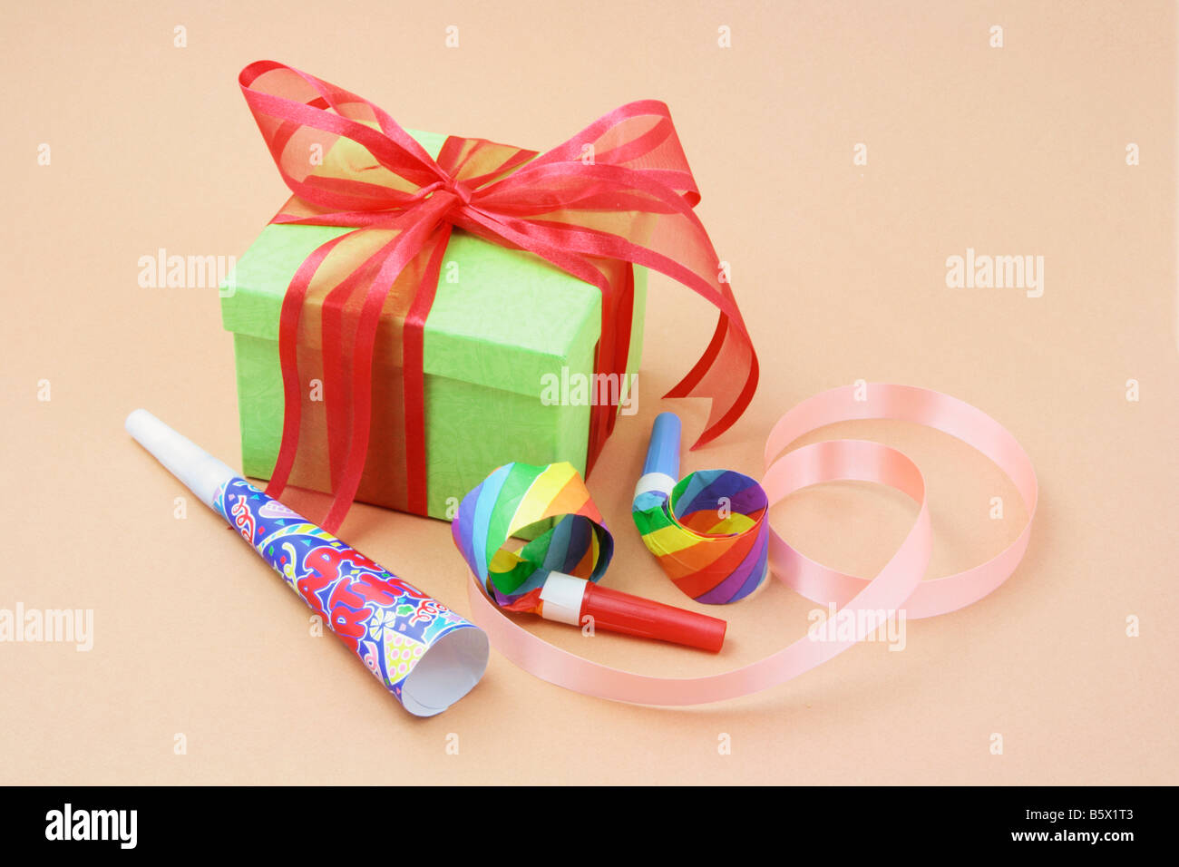 Gift Parcel and Party Favors Stock Photo - Alamy