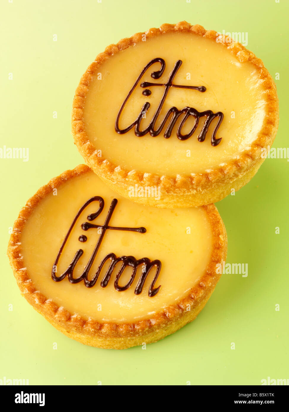 FRENCH CITRON OR LEMON TART Stock Photo - Alamy