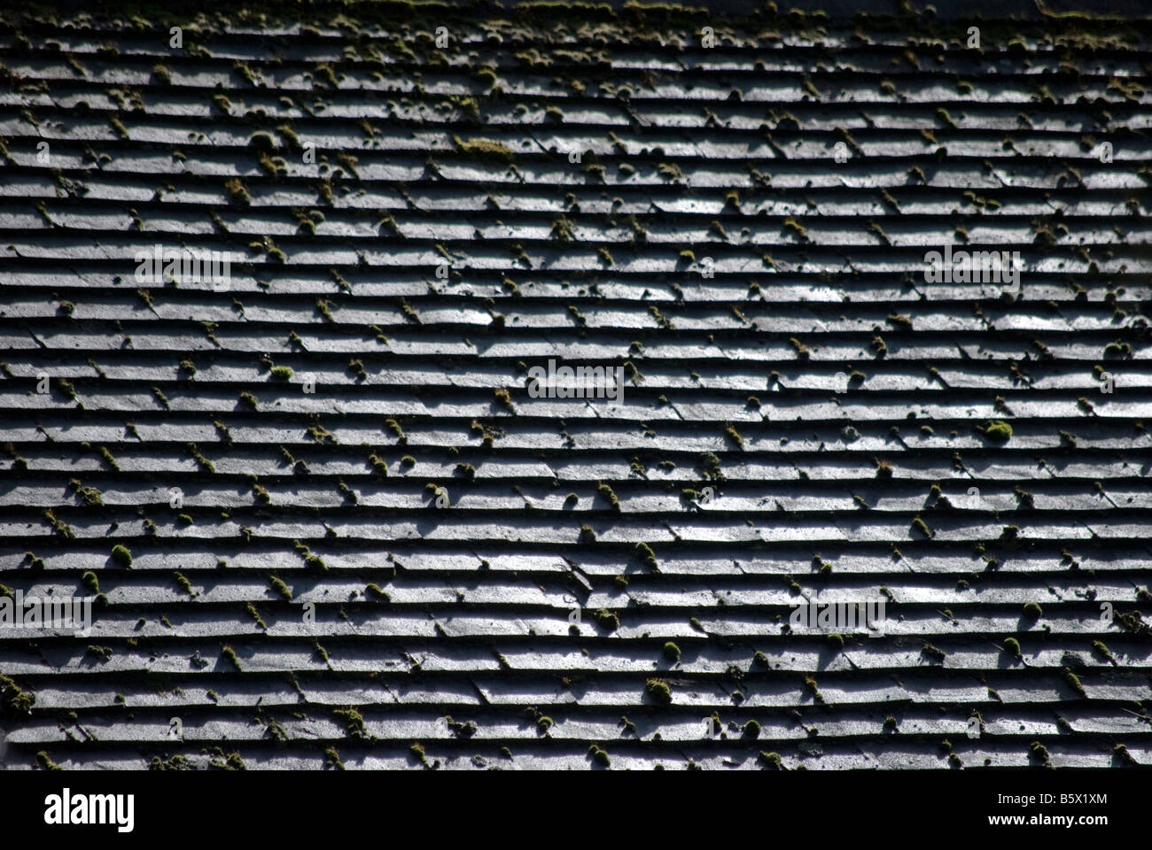 slates on roof of church Stock Photo - Alamy