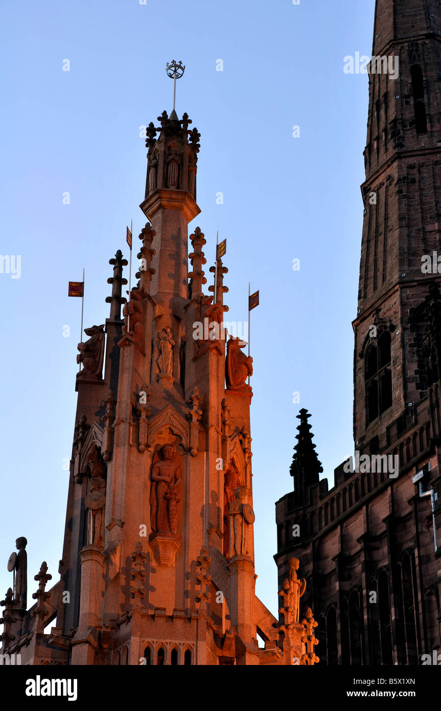 The Coventry Cross and Holy Trinity Church, Coventry, West Midlands ...