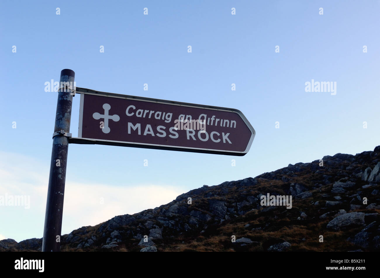 Irish sign post isolated hi-res stock photography and images - Alamy