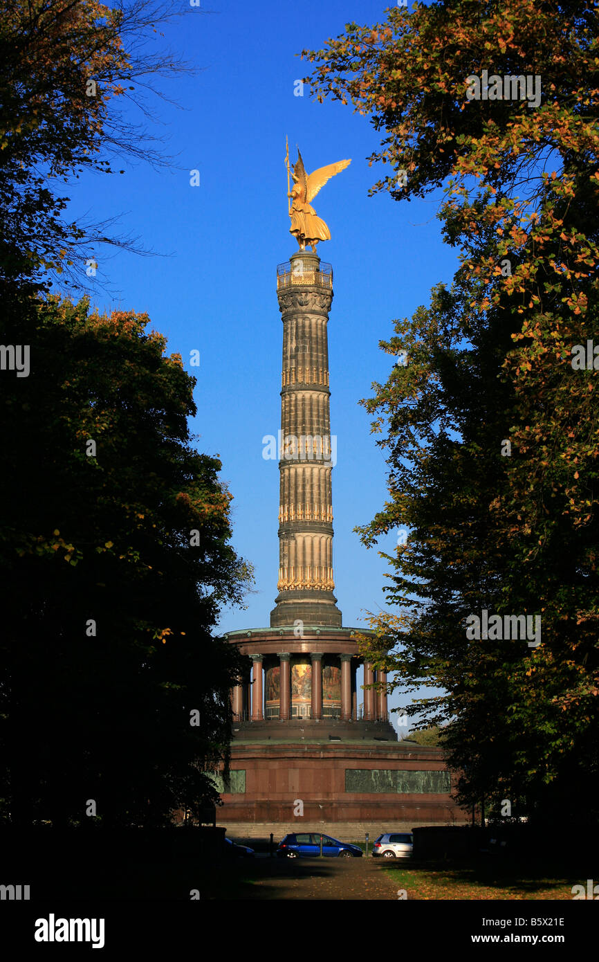 The Victory Column (1873) commemorating Prussian victories during the ...