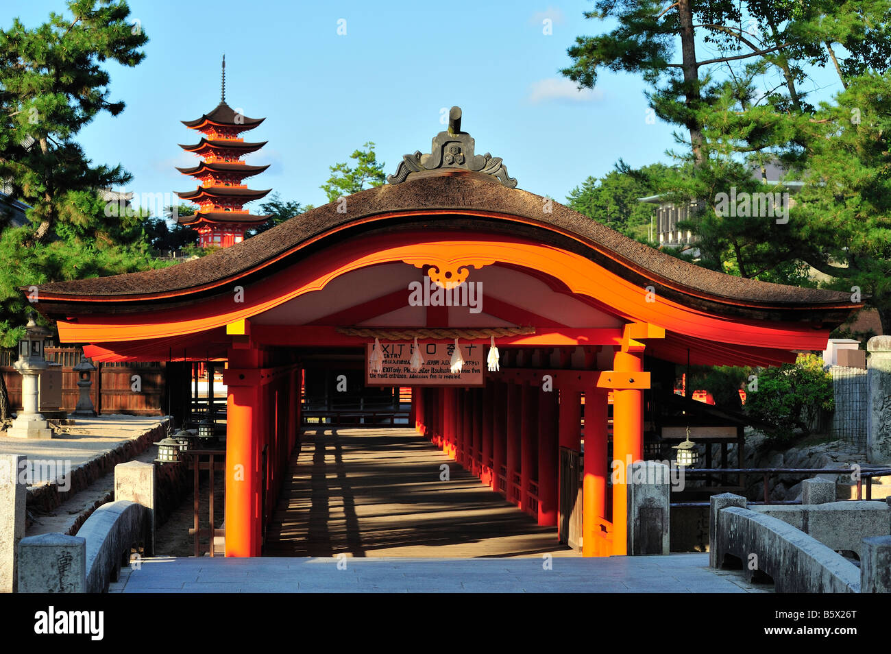Itsukushima Jinja, Miyajima cho, Hatsukaichi, Hiroshima Prefecture ...