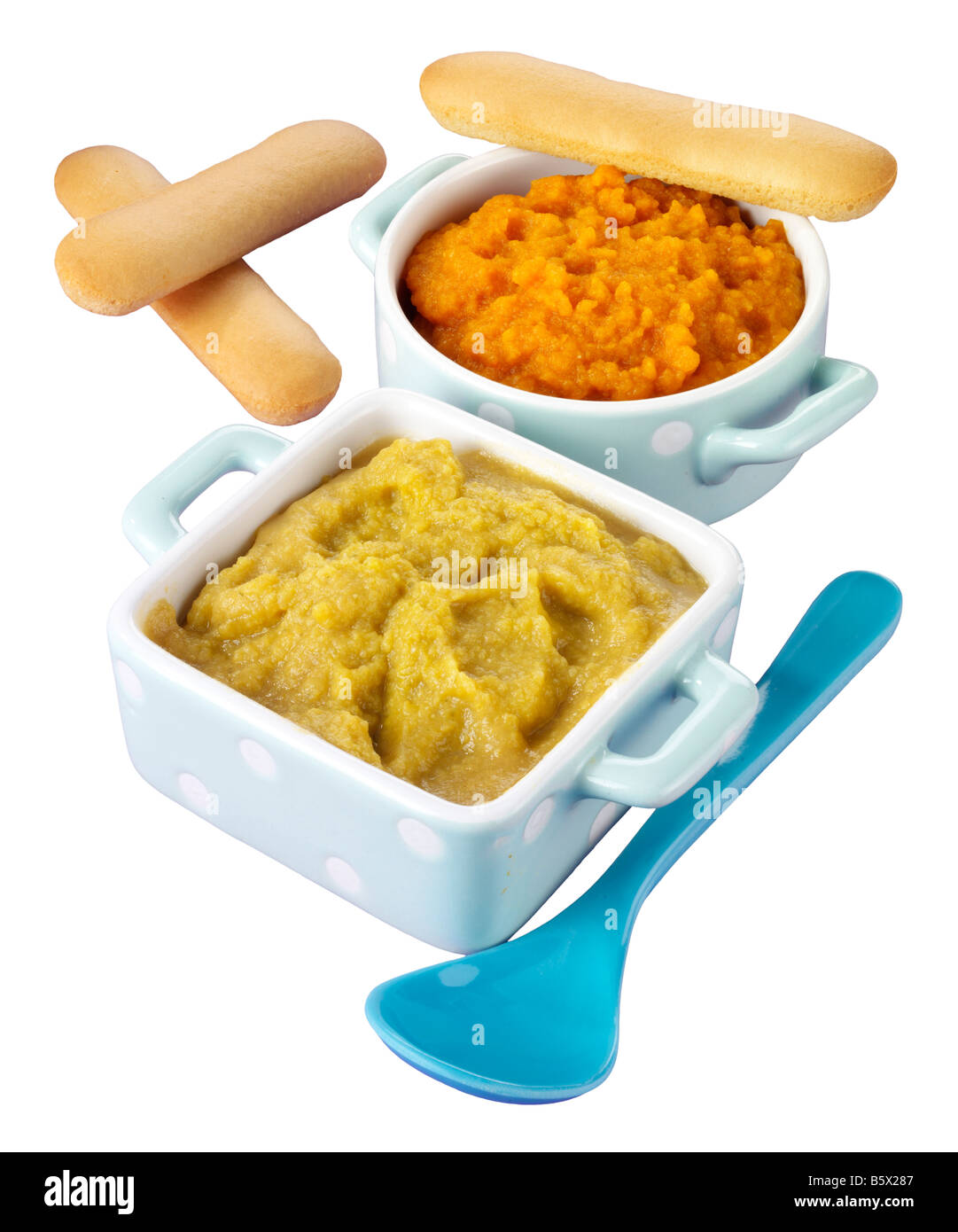 BABY FOOD AND RUSKS Stock Photo - Alamy