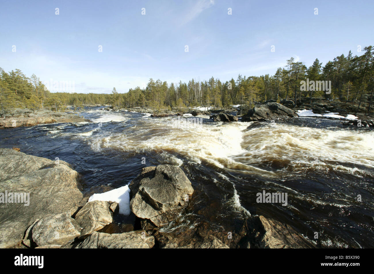 Sweden - river Stock Photo - Alamy