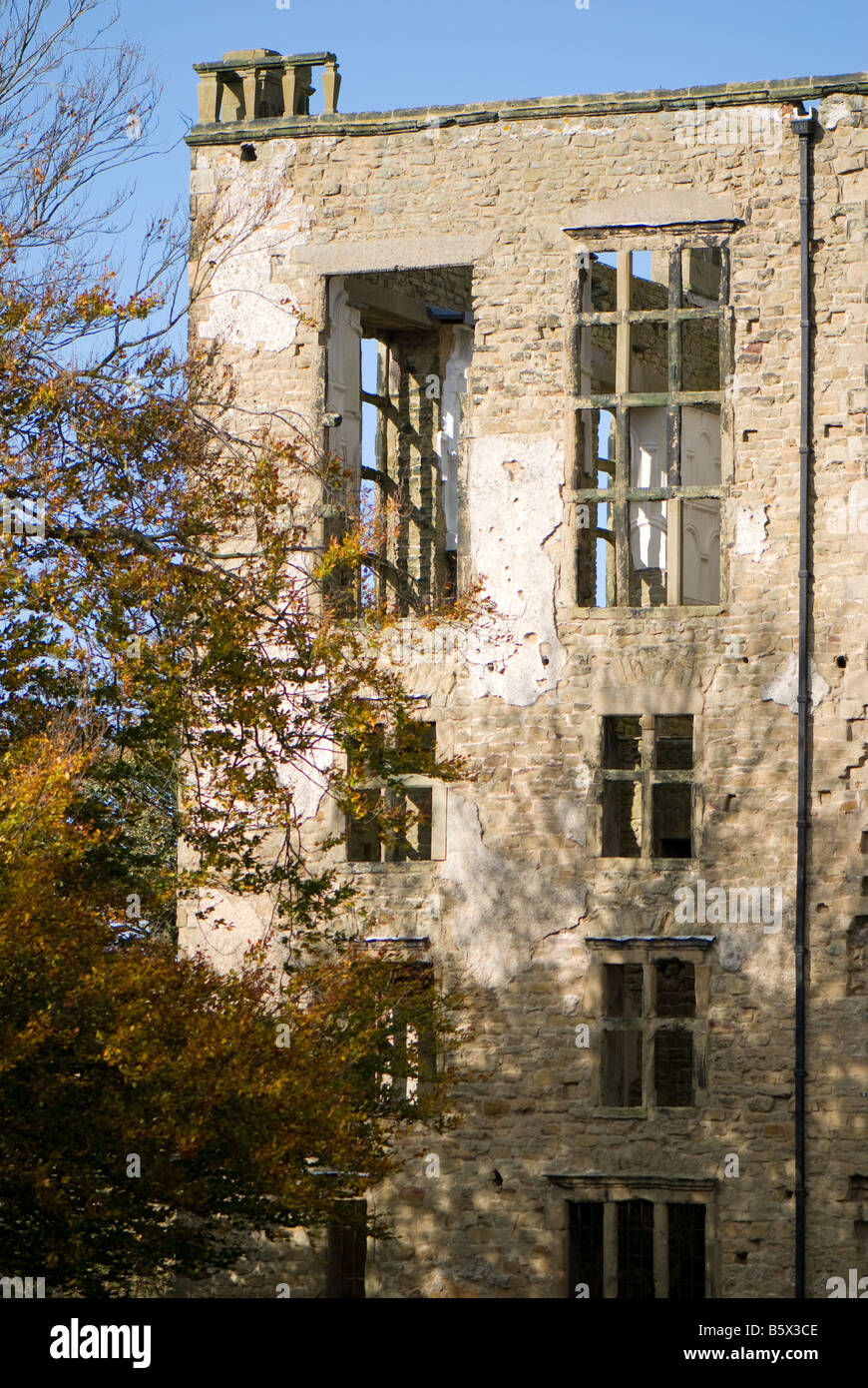 Old hall with large windows hi-res stock photography and images - Alamy
