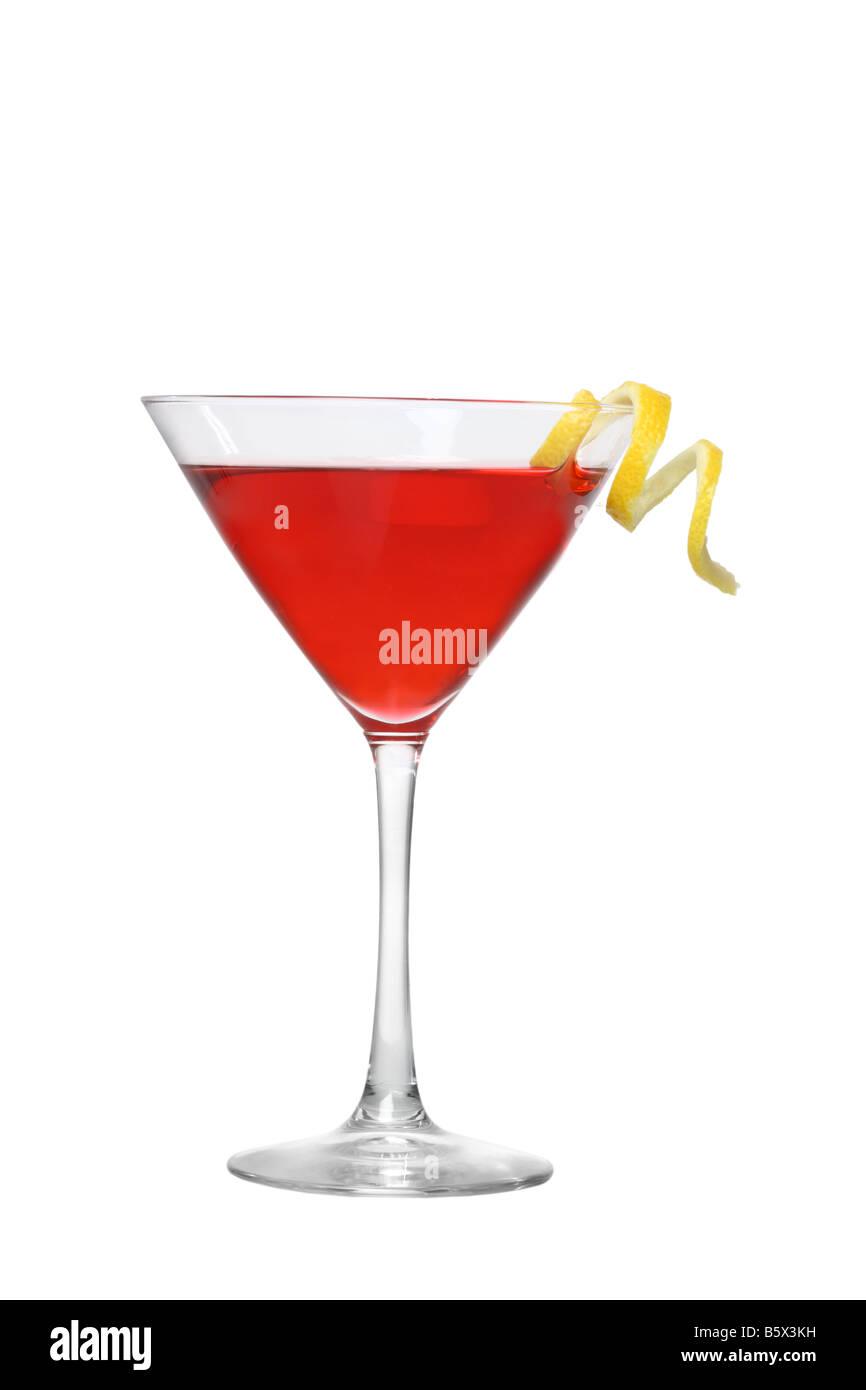 Cosmopolitan cocktails with garnish hi-res stock photography and images ...