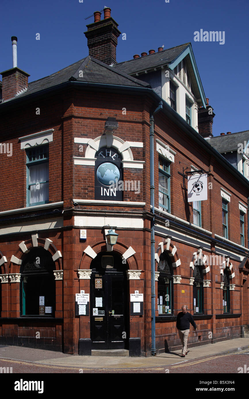 Lowestoft Town center Typical houses Norfolk UK Stock Photo - Alamy