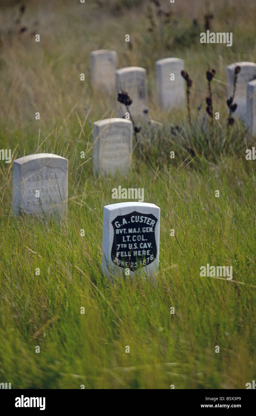 The graves of General George Armstrong Custer Custer s Last Stand and ...