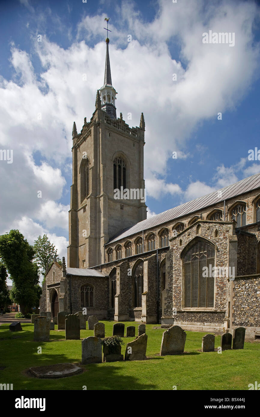 Swaffham church of St Peter and St Paul Norfolk UK Stock Photo - Alamy