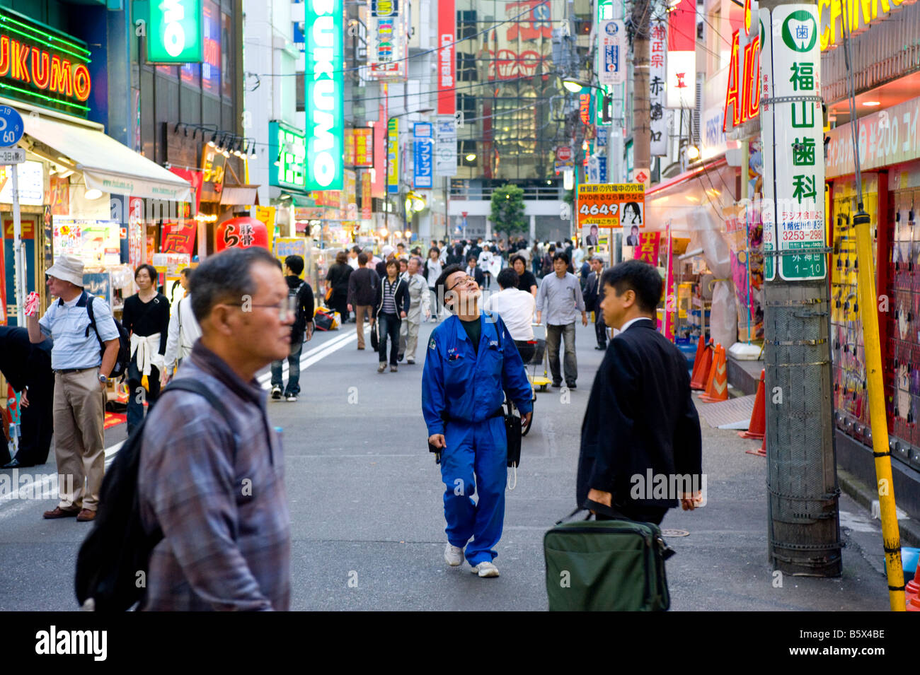 Shoppers in Akihabara, Tokyo, Japan Stock Photo - Alamy