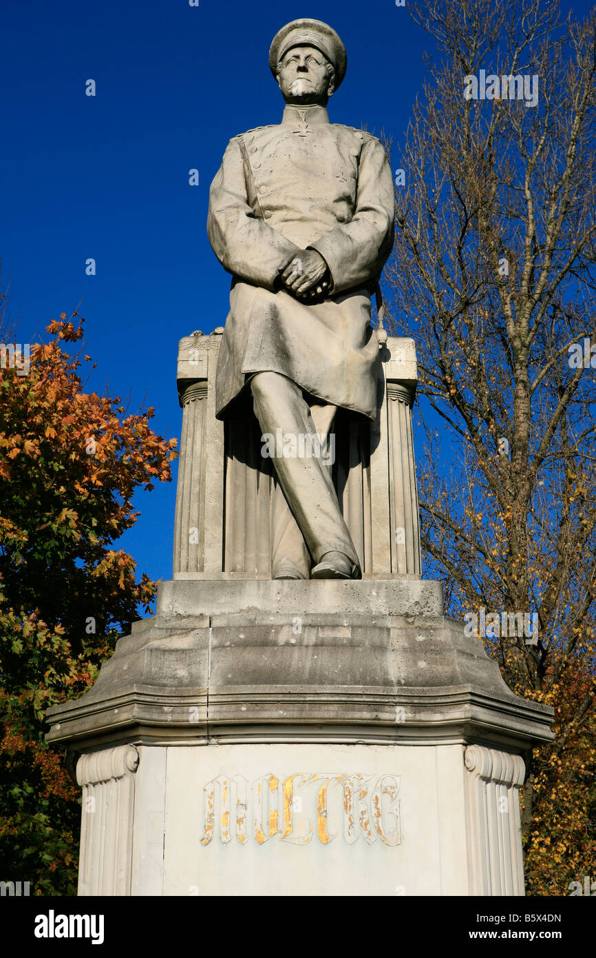 Statue of German Field Marshal Helmuth von Moltke the Elder (1800-1891 ...