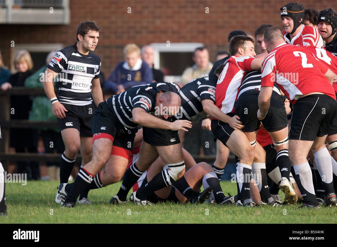 A game of rugby Stock Photo - Alamy