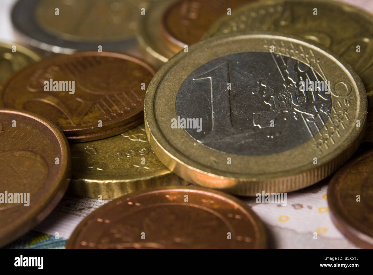 Uno euro hi-res stock photography and images - Alamy