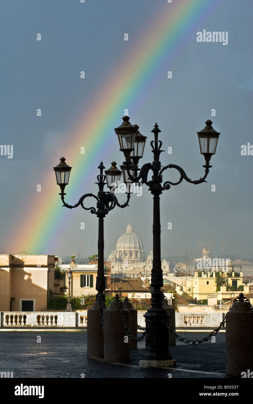 Rainbow in roma hi-res stock photography and images - Alamy