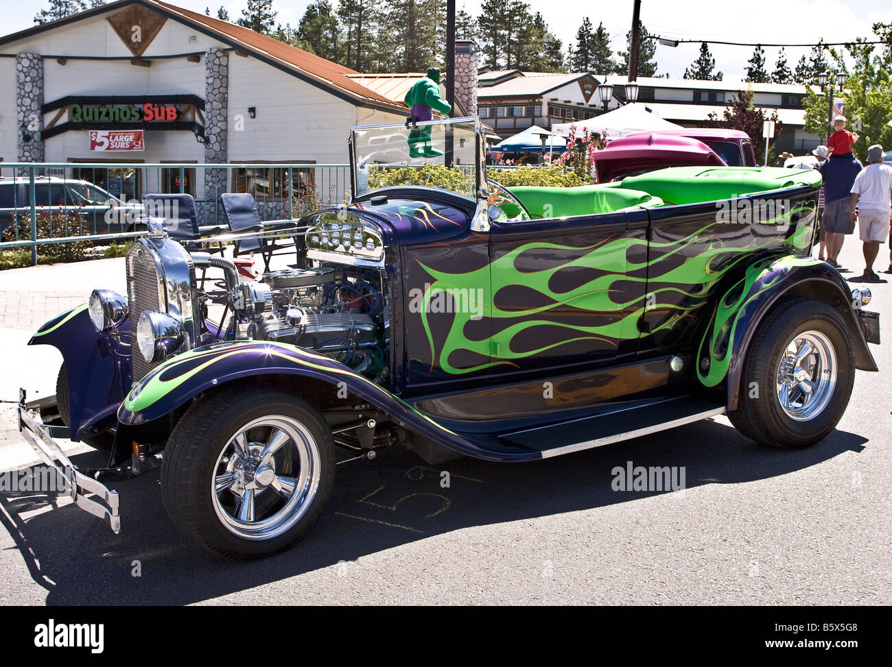 Ford coupe flames hi-res stock photography and images - Alamy