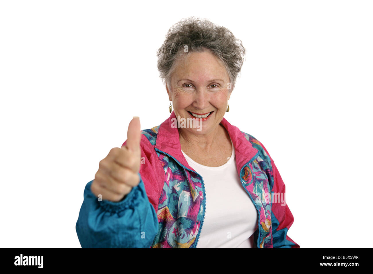 Elderly Person Giving The Thumbs Up Sign High Resolution Stock ...